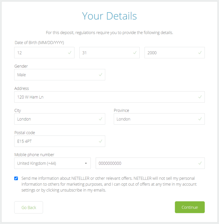 Neteller Sign Up: how to register (create) account - Baxity