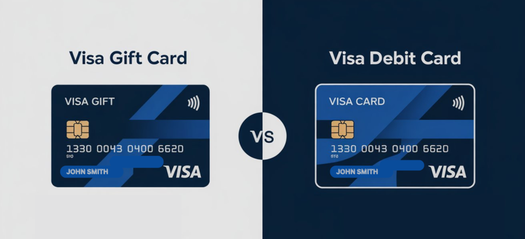Visa Gift Card vs. Visa Debit Card: Key Differences & Best Uses | Baxity