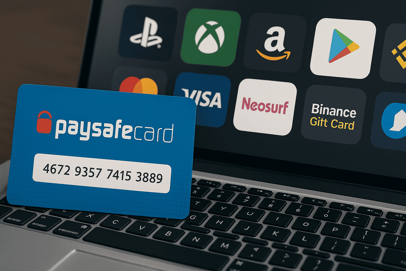 Buy Gift Cards with Paysafecard | Baxity
