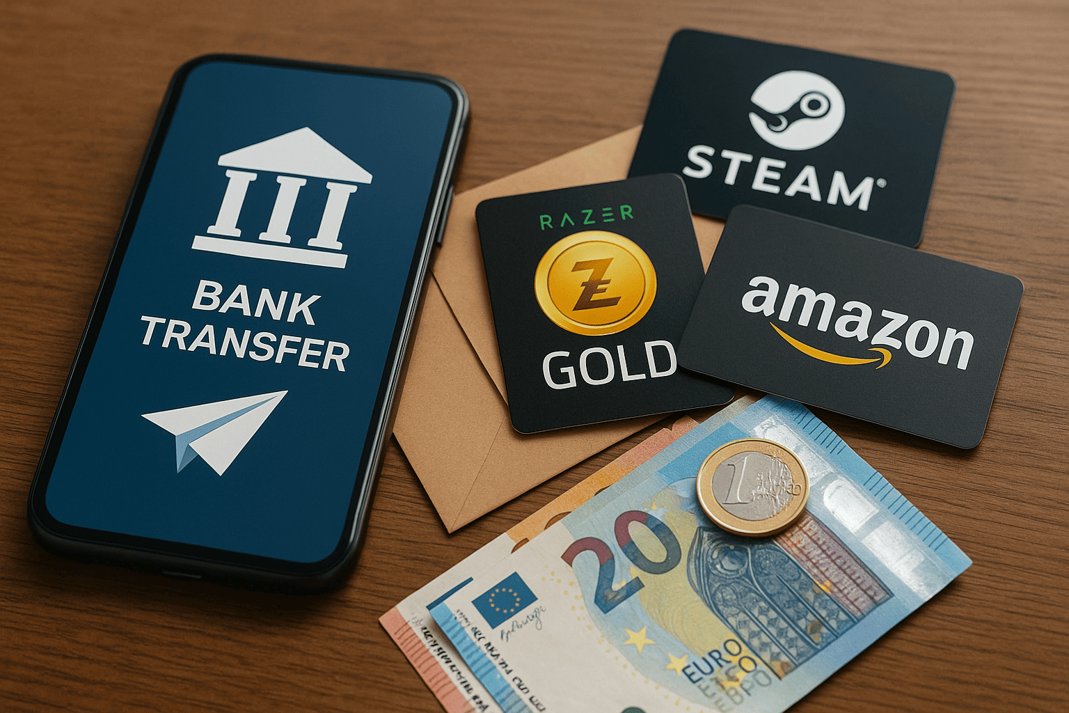 Buy Gift Cards with Bank Transfer | Baxity